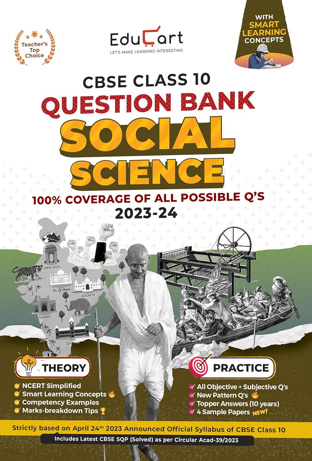 Educart CBSE Class 10 Question Bank SOCIAL SCIENCE for 2023-2024 eBook ...