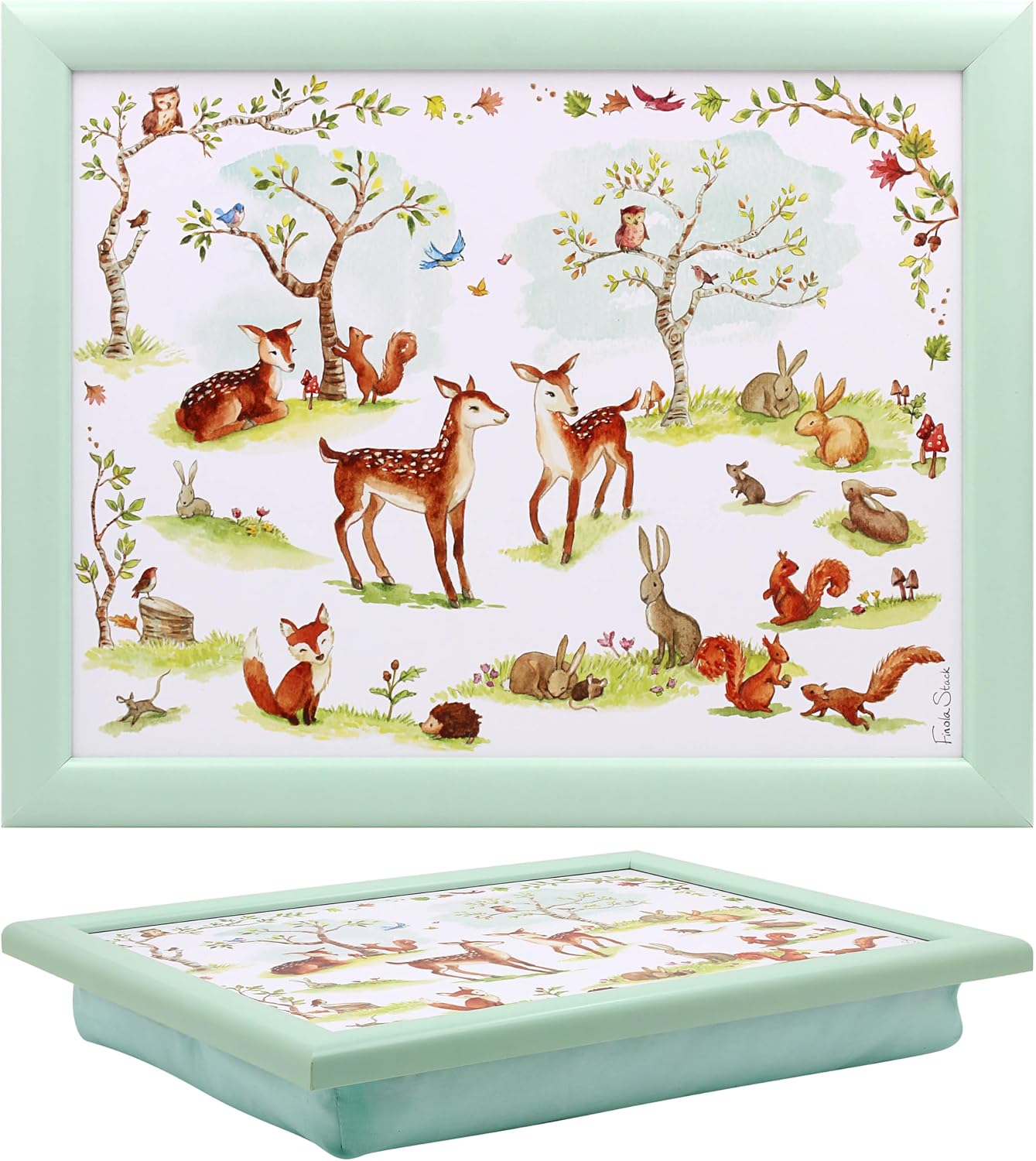 The Leonardo Collection Forest Friends Laptray | Bean Bag Trays With ...