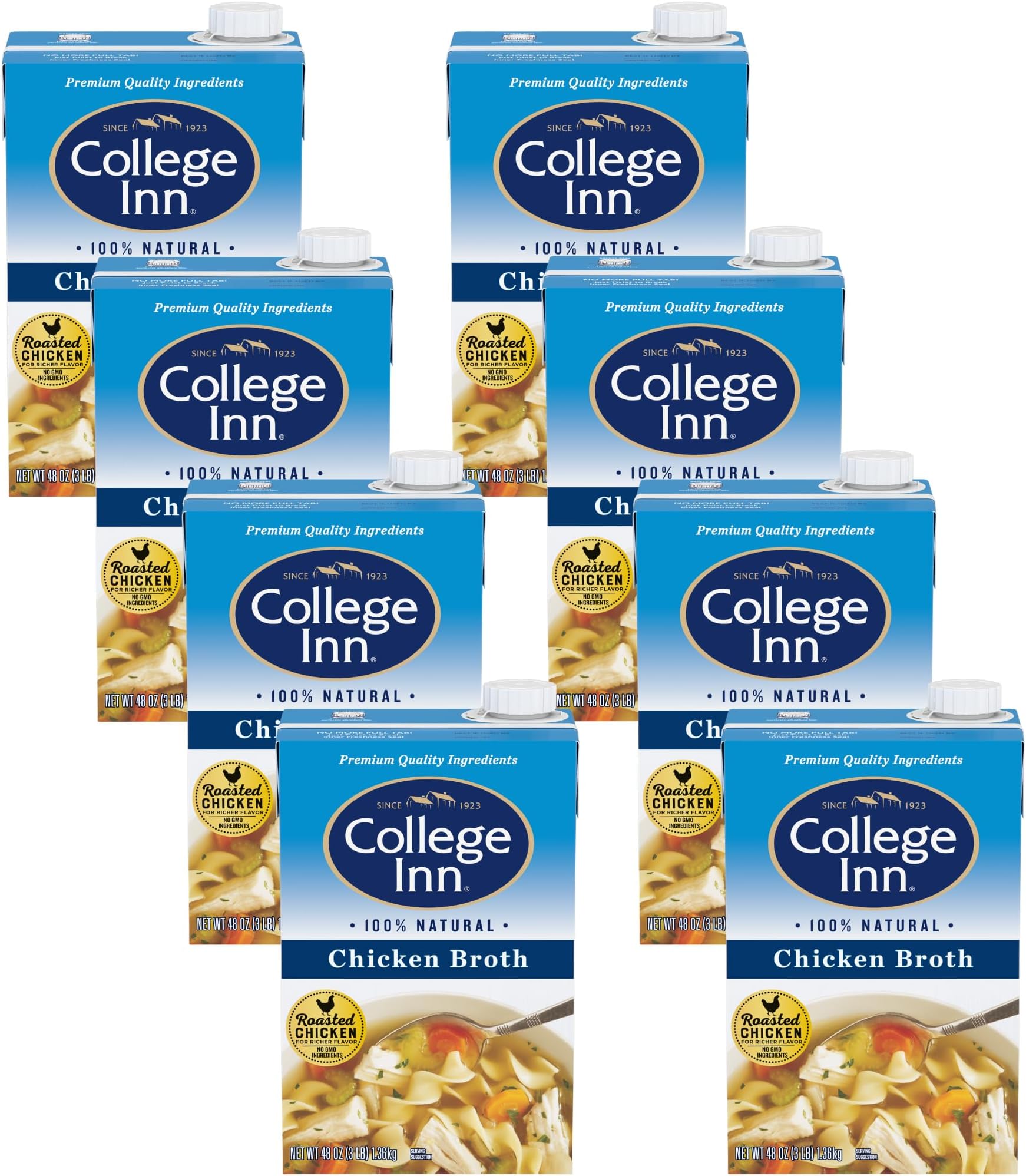 Amazon.com : College Inn Organic All Natural Chicken Broth, 32 Fl Ounce ...