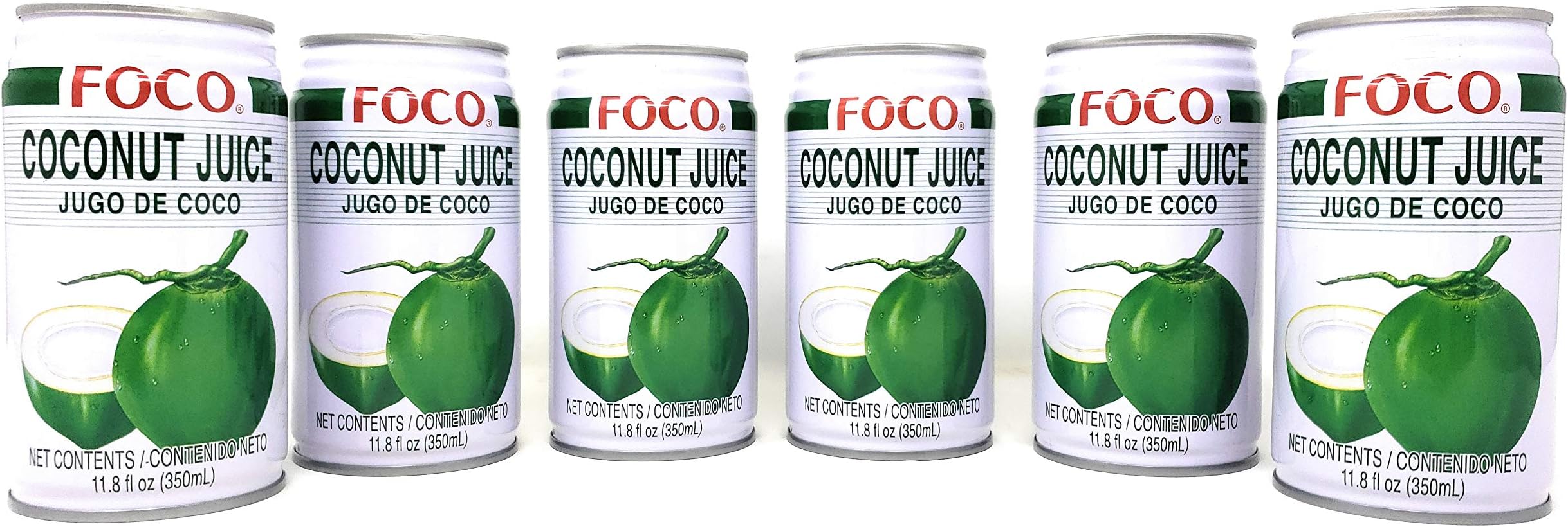 Amazon.com : FOCO Coconut Juice with Pulp, 11.8 Fl Oz (Pack of 24 ...