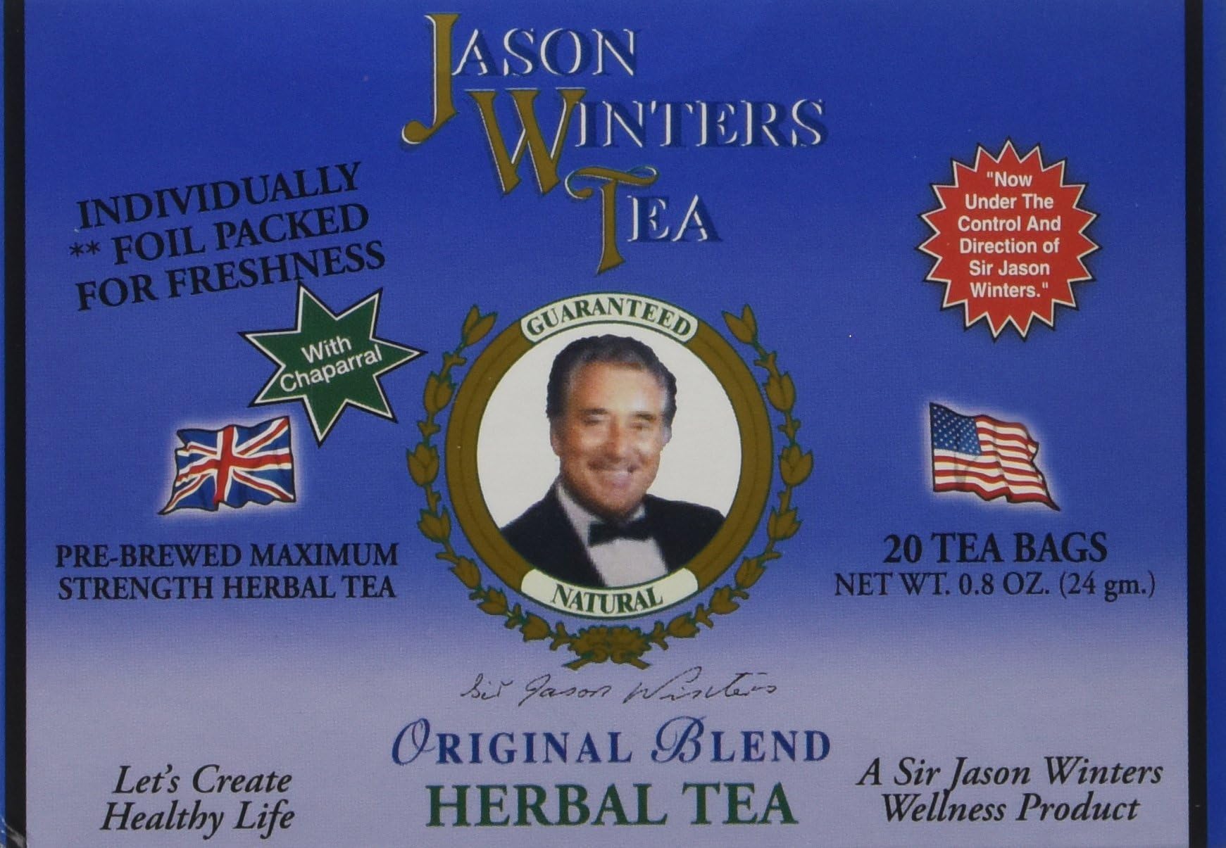 Amazon.com : Jason Winters Original Blend Herbal Tea - 20 Count ...