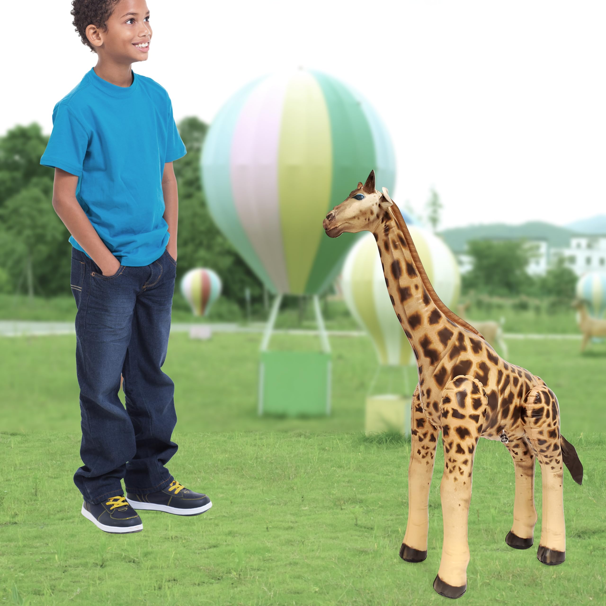 Snapklik.com : Jet Creations 36" Tall Inflatable Giraffe Toy Figure