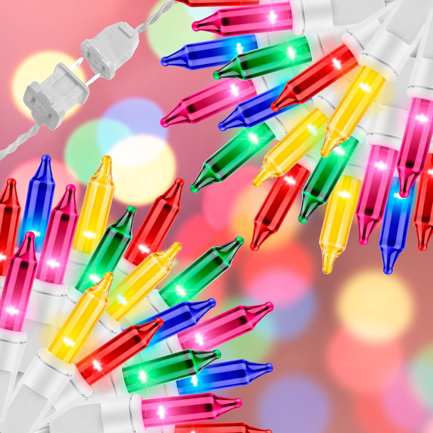 Amazon.com: JUSTPRO 100LIGHTS Multi Easter Mini String Lights ...