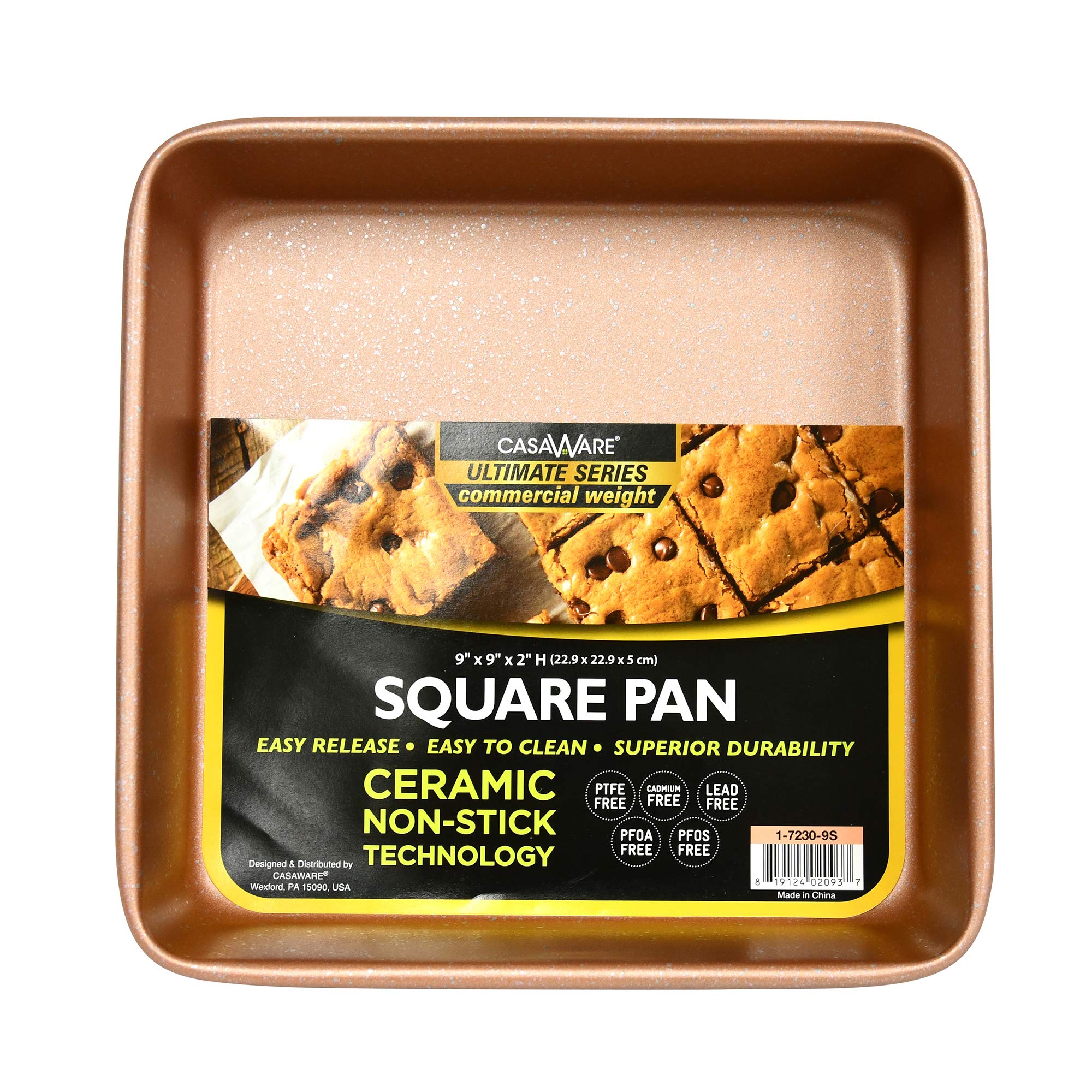 Snapklik.com : casaWare Ceramic Coated NonStick Heavy Weight 9-inch ...