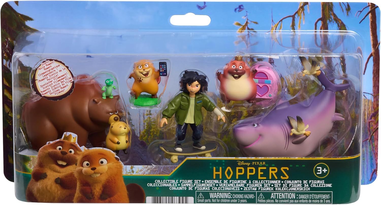 Amazon.com: Disney and Pixar's Hoppers Collectible Figure Set ...