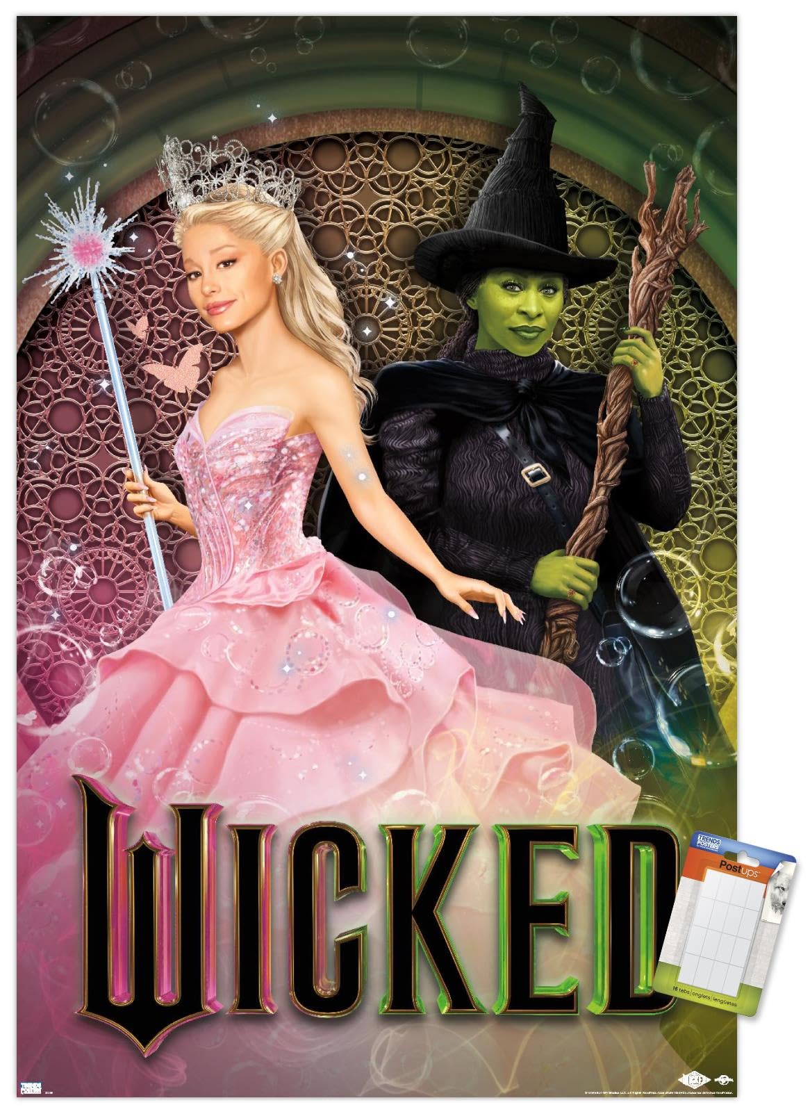 Amazon.com: Trends International Wicked - Elphaba and Glinda Upland ...