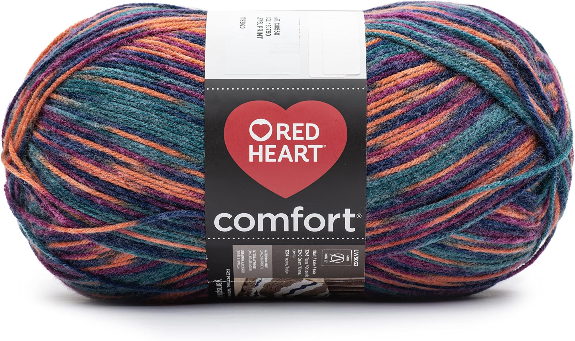 Amazon.com: Red Heart Roll With It Tweed Yarn-Violet -E888-9585