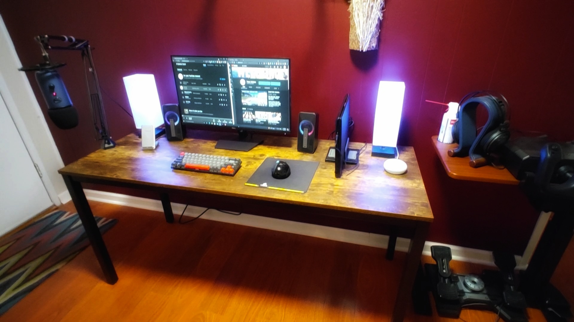 $29/mo - Finance Need Computer Desk 55 inches Large Size Office Desk ...