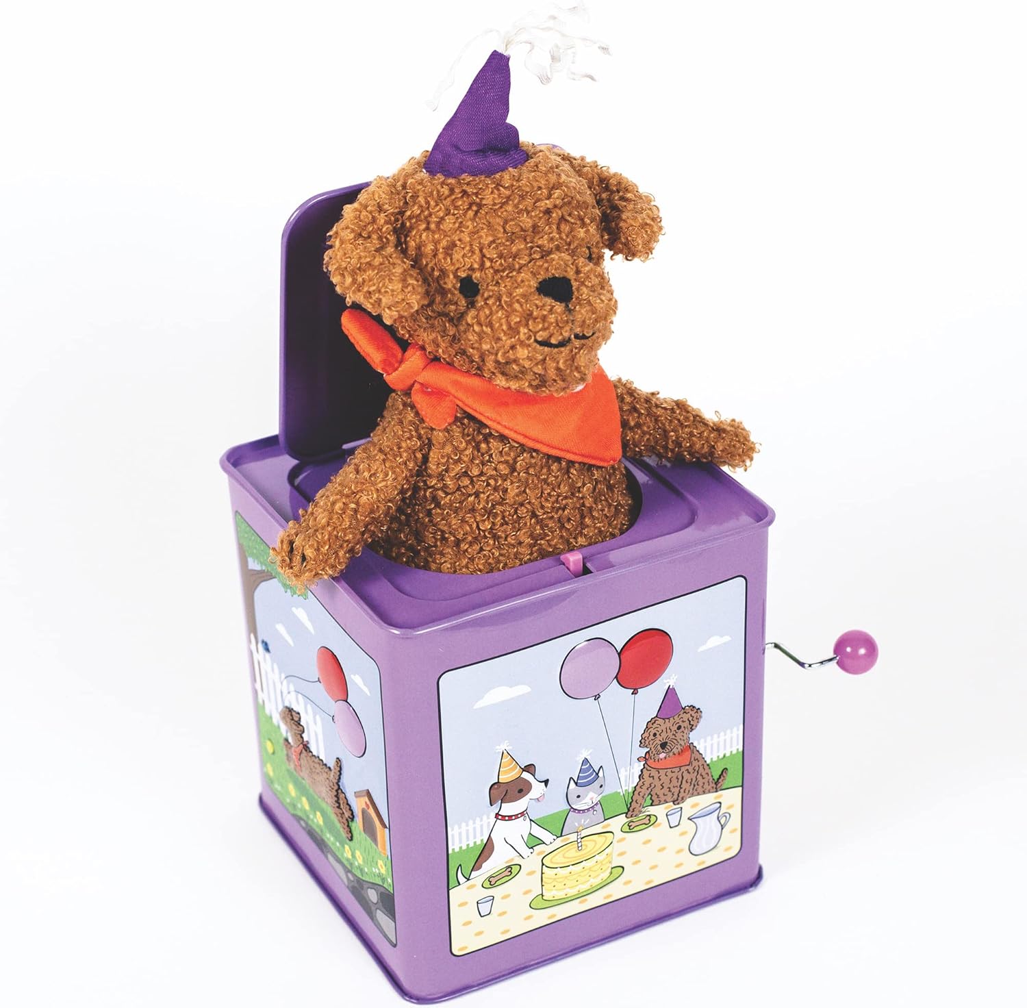 Amazon.com: Jack Rabbit Creations, Inc Birthday Puppy Jack in The Box ...