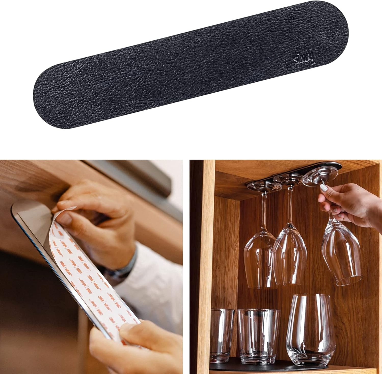 Silwy Barre Métallique Black Pour Un Rangement Sûr Et Peu Encombrant