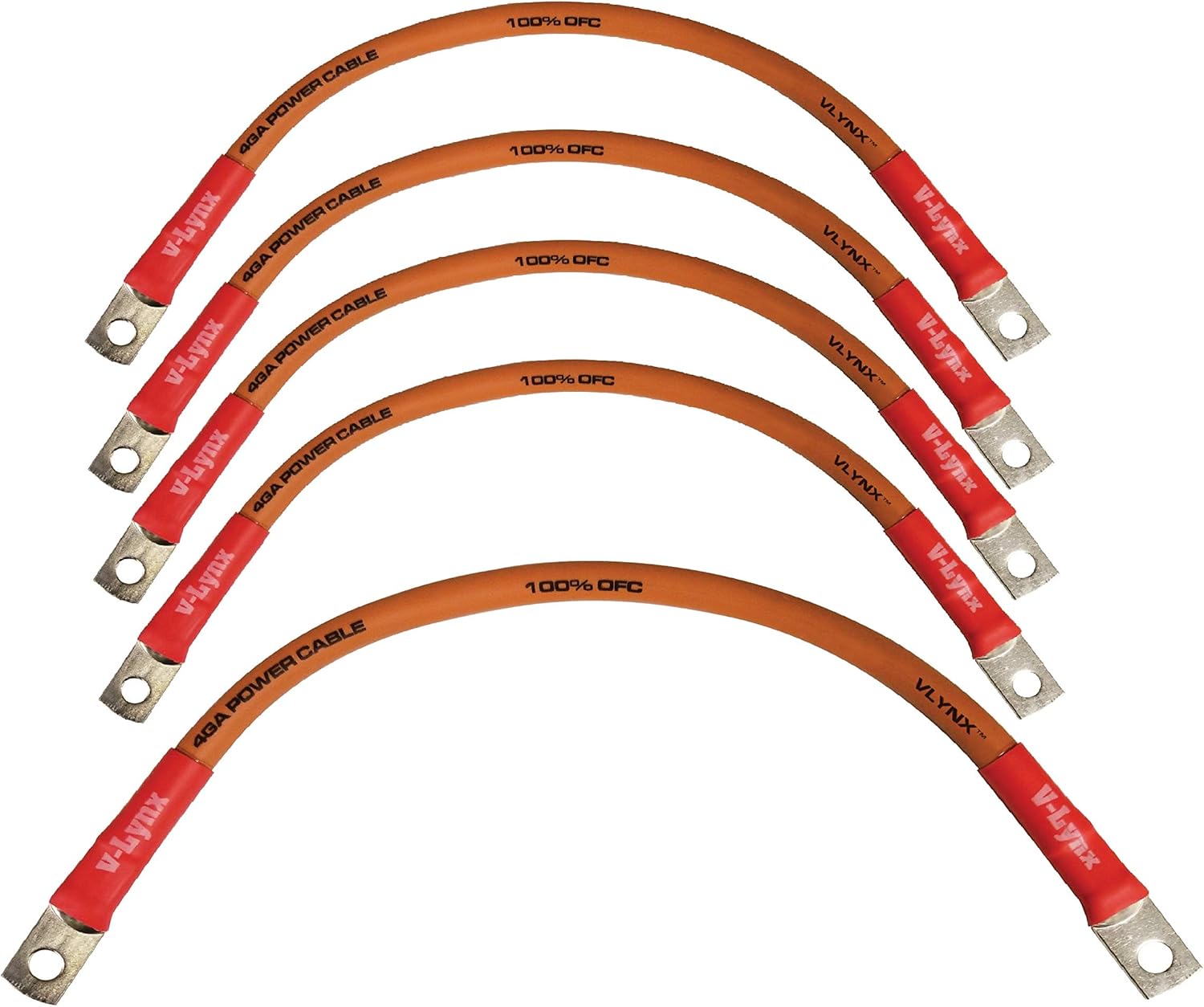Amazon.com: EZ GO MED Golf Cart Battery Cable 5 Piece Kit 4-AWG (4) 9 ...