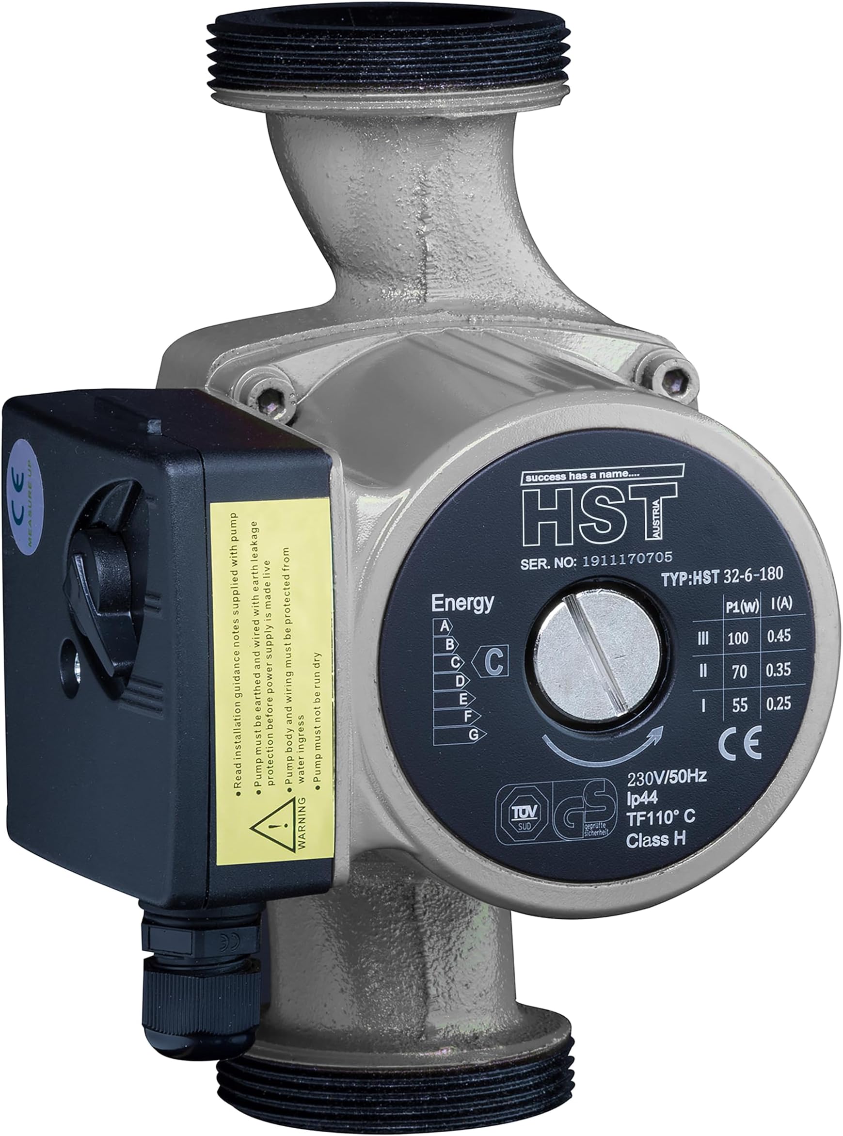 HST | Hocheffiziente Heizungspumpe | Umwälzpumpe | HST EP 25-60/180 mm ...