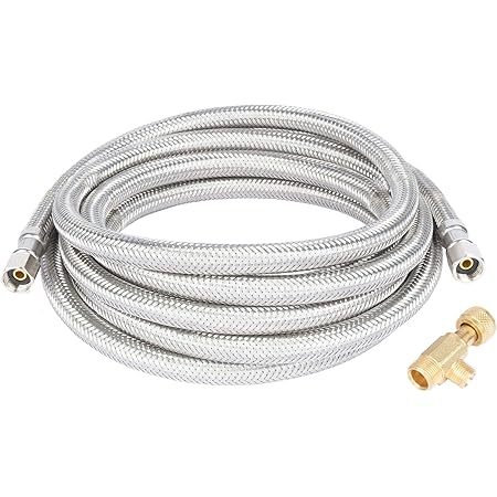 Amazon.com: JS Jackson Supplies 10 Ft Braided Stainless Steel Supply ...