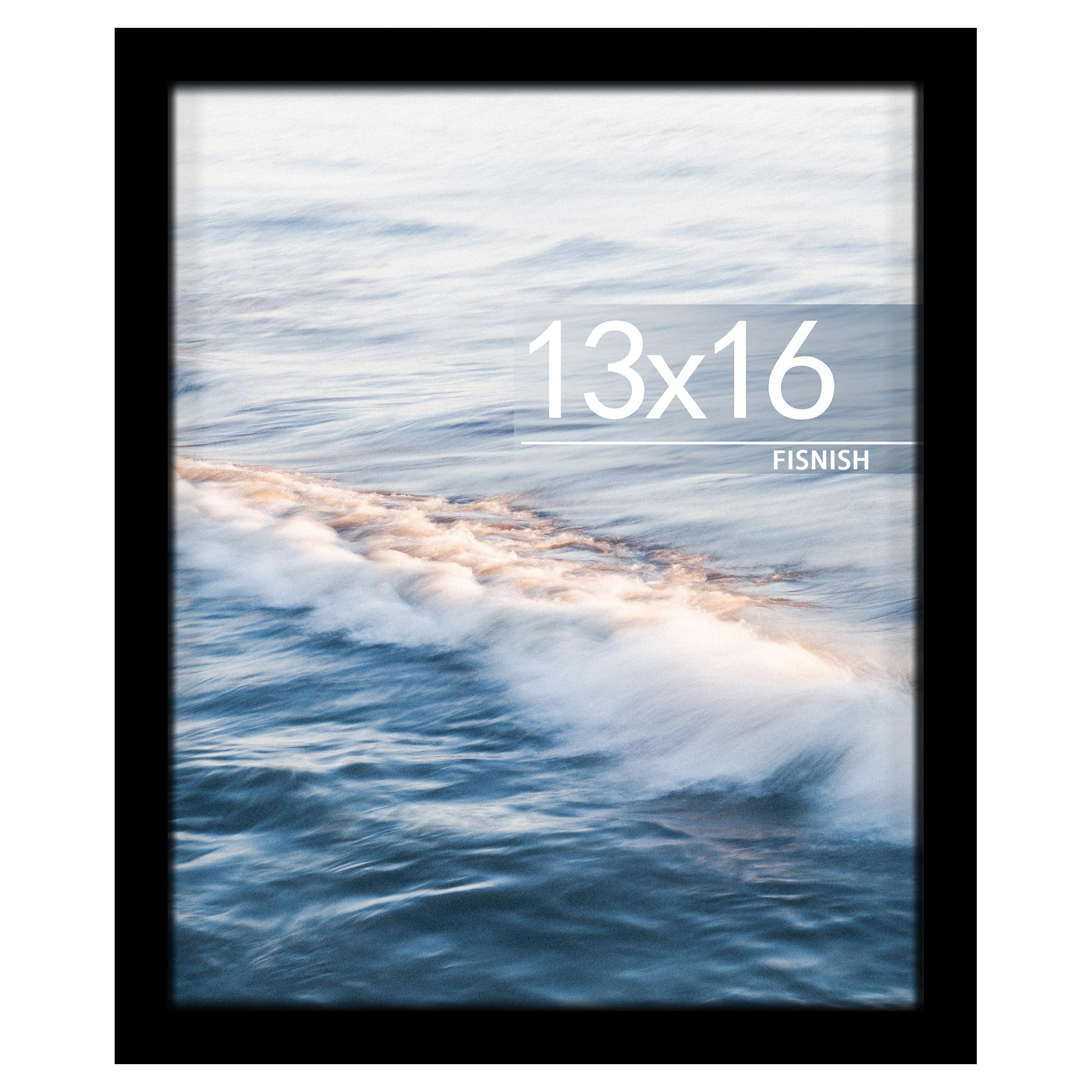 Amazon.com - Fisnish 13x16 Picture Frame, Classic Black Poster Frame ...