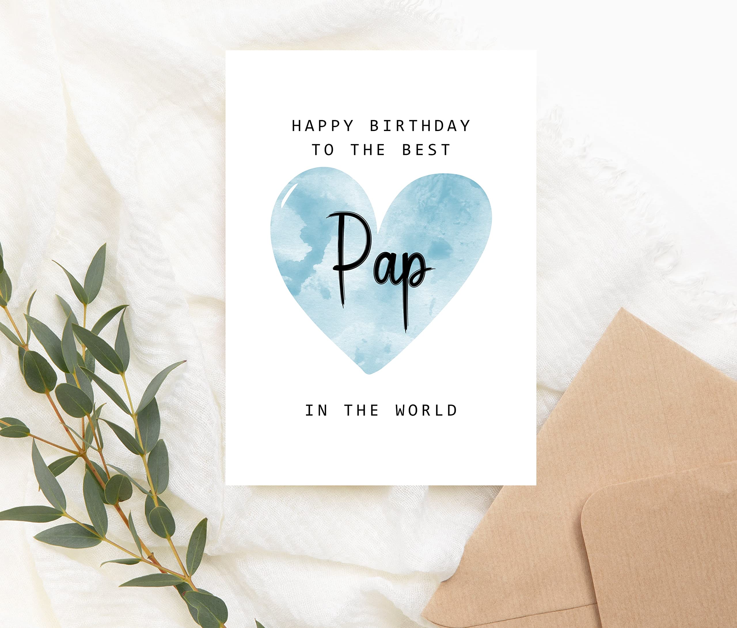 Snapklik.com : MoltDesigns Happy Birthday To The Best Pap In The World Card