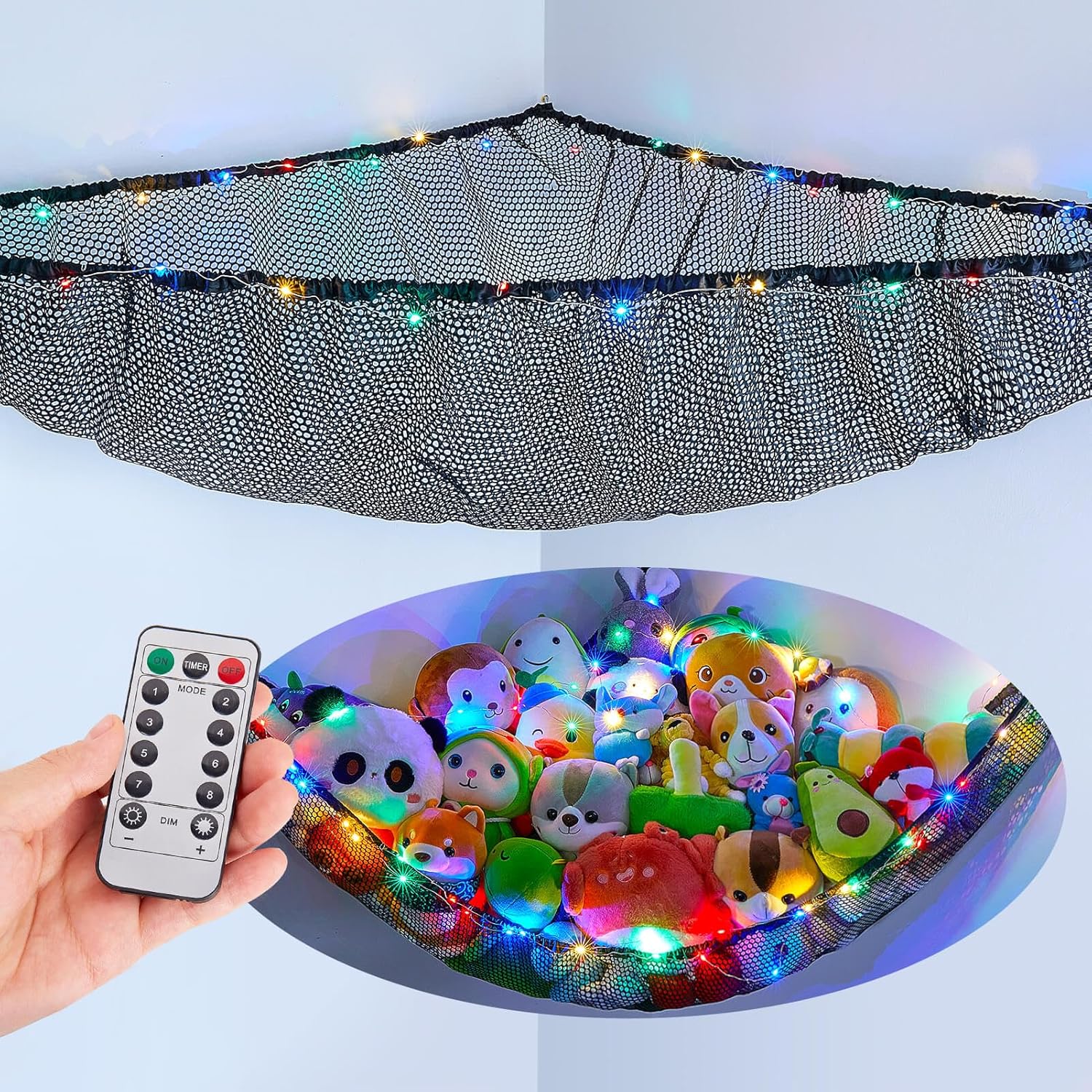 Amazon.com: Beinou Stuffed Animals Net or Hammock Kids Toy Storage ...