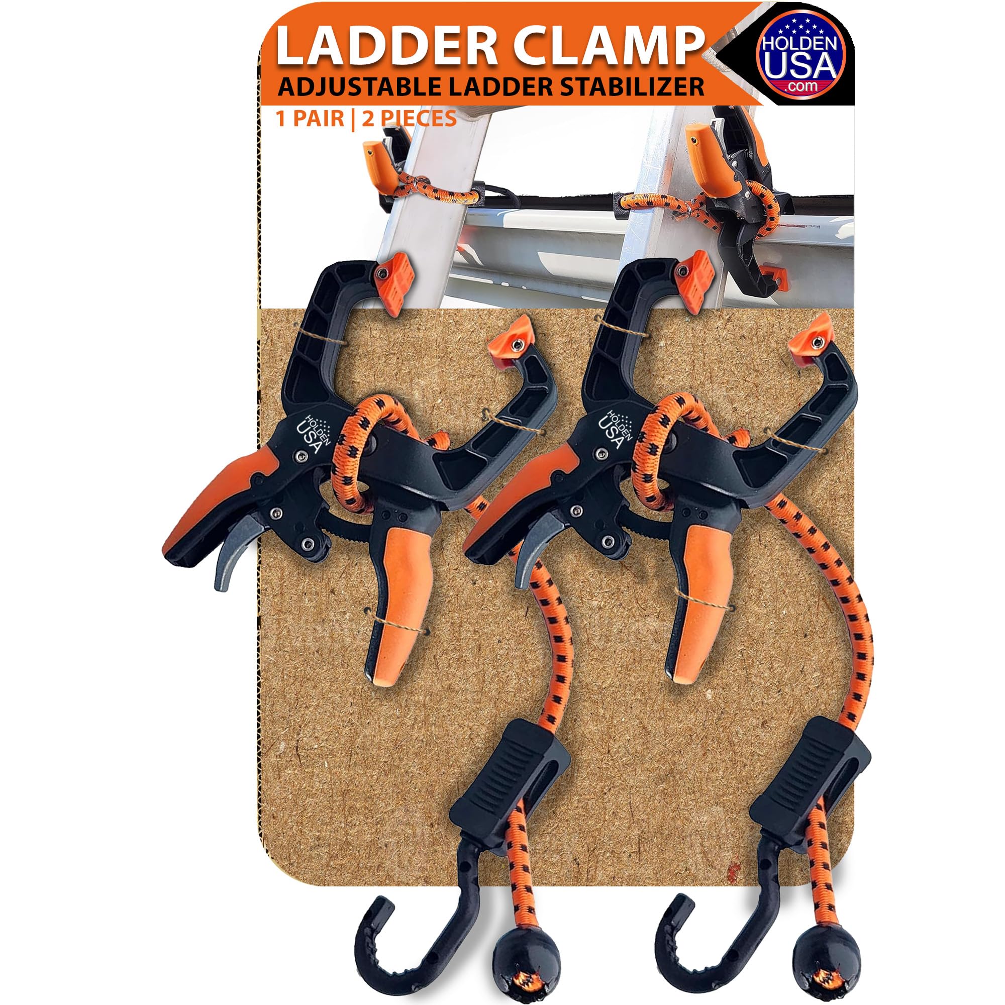 Buy Holden USA Ladder Clamp (Single / 1 Unit)| Adjustable Ladder ...
