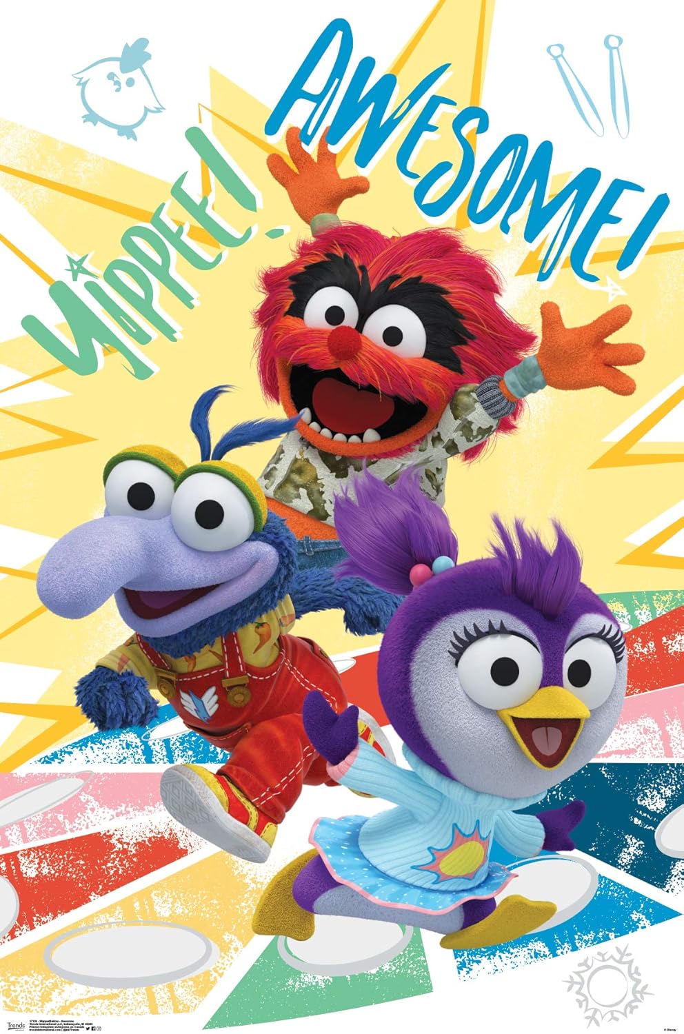 Amazon.com: Trends International Disney Muppet Babies - Awesome Wall ...