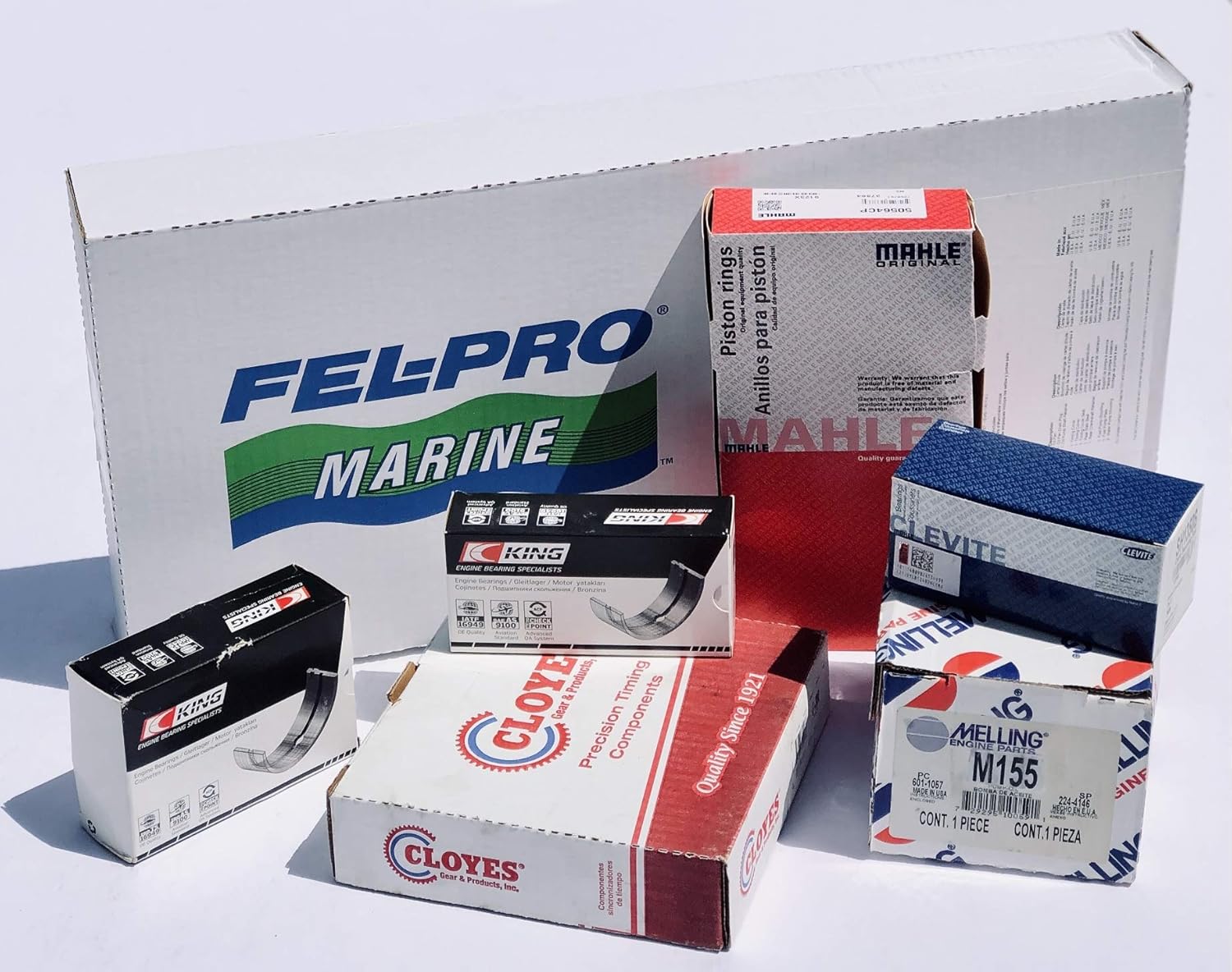 Amazon.com: Rebuild engine kit compatible with Marine Chevy big block ...