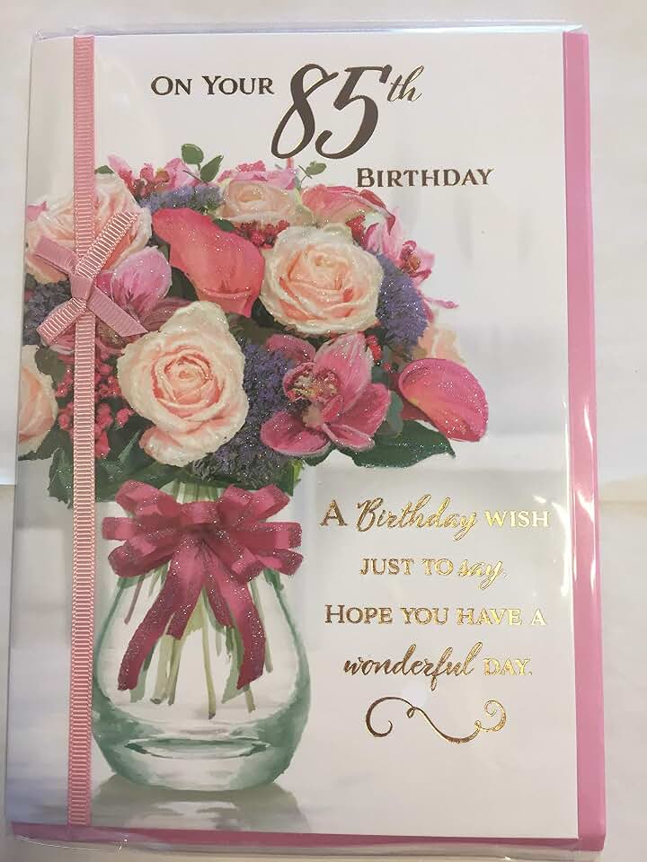Amazon.co.uk: 85th birthday cards