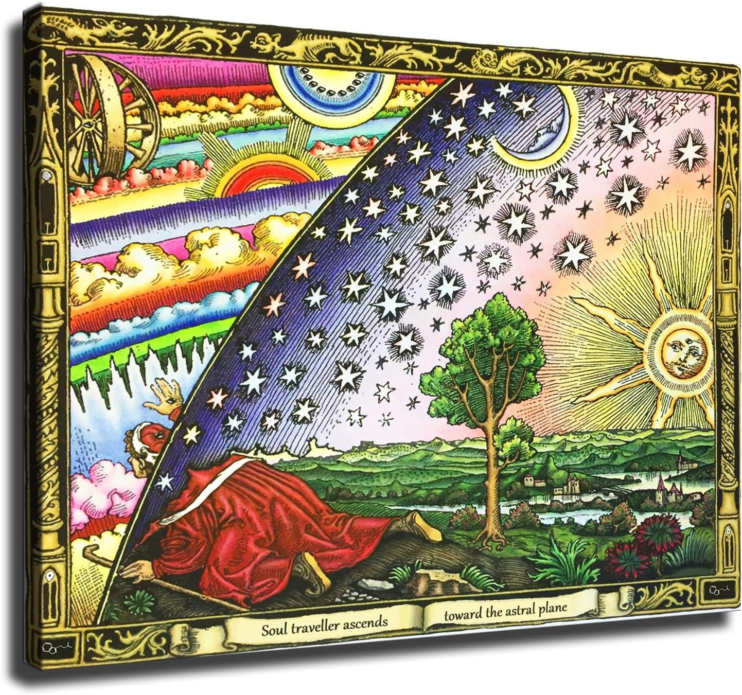 1889 Firmament Dome Flat Earth Map By Camille Nepal | Ubuy