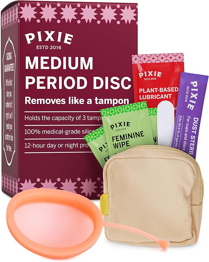 Amazon.com: Pixie Menstrual Disc - No Metals or Toxins - 100% Medical ...