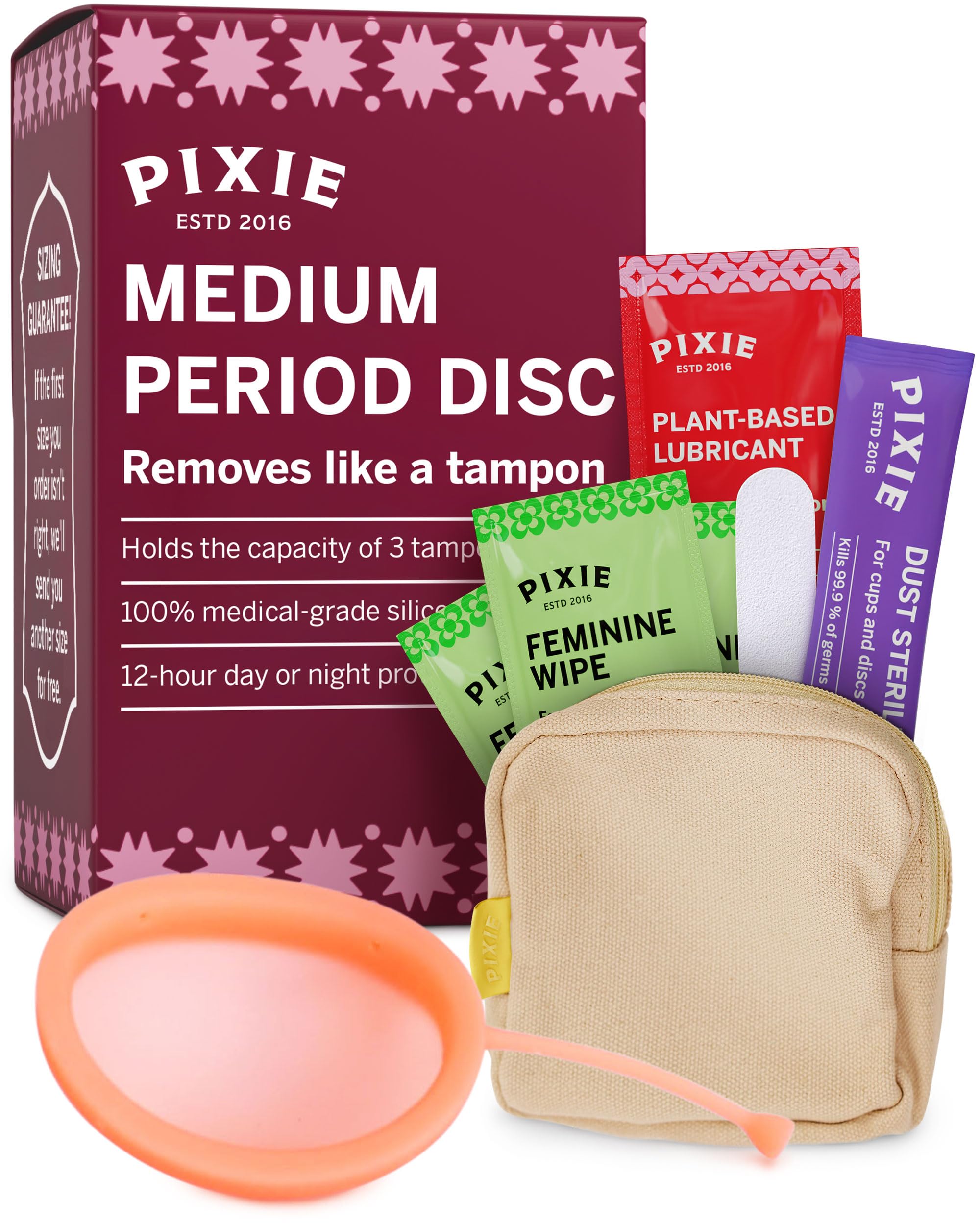 Amazon.com: Pixie Menstrual Disc - No Metals or Toxins - 100% Medical ...