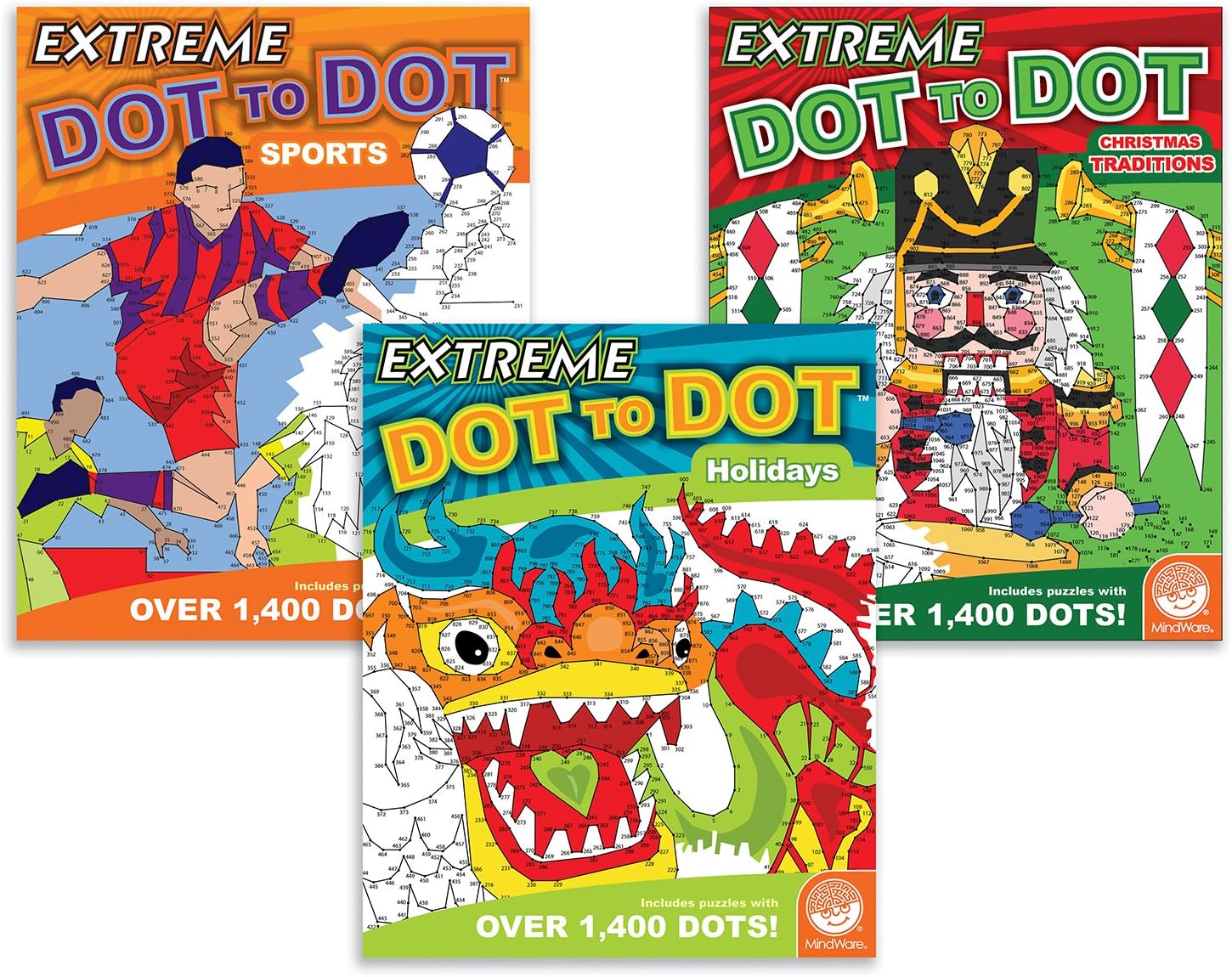 Amazon MindWare Extreme Dot To Dot Coloring Set Of 3 Sports amazon-mindware-extreme-dot-to-dot-coloring-set-of-3-sports