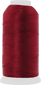 Amazon.com: Mandala Crafts Maroon Heavy Duty Thread -1500 Yds Tex 70 ...