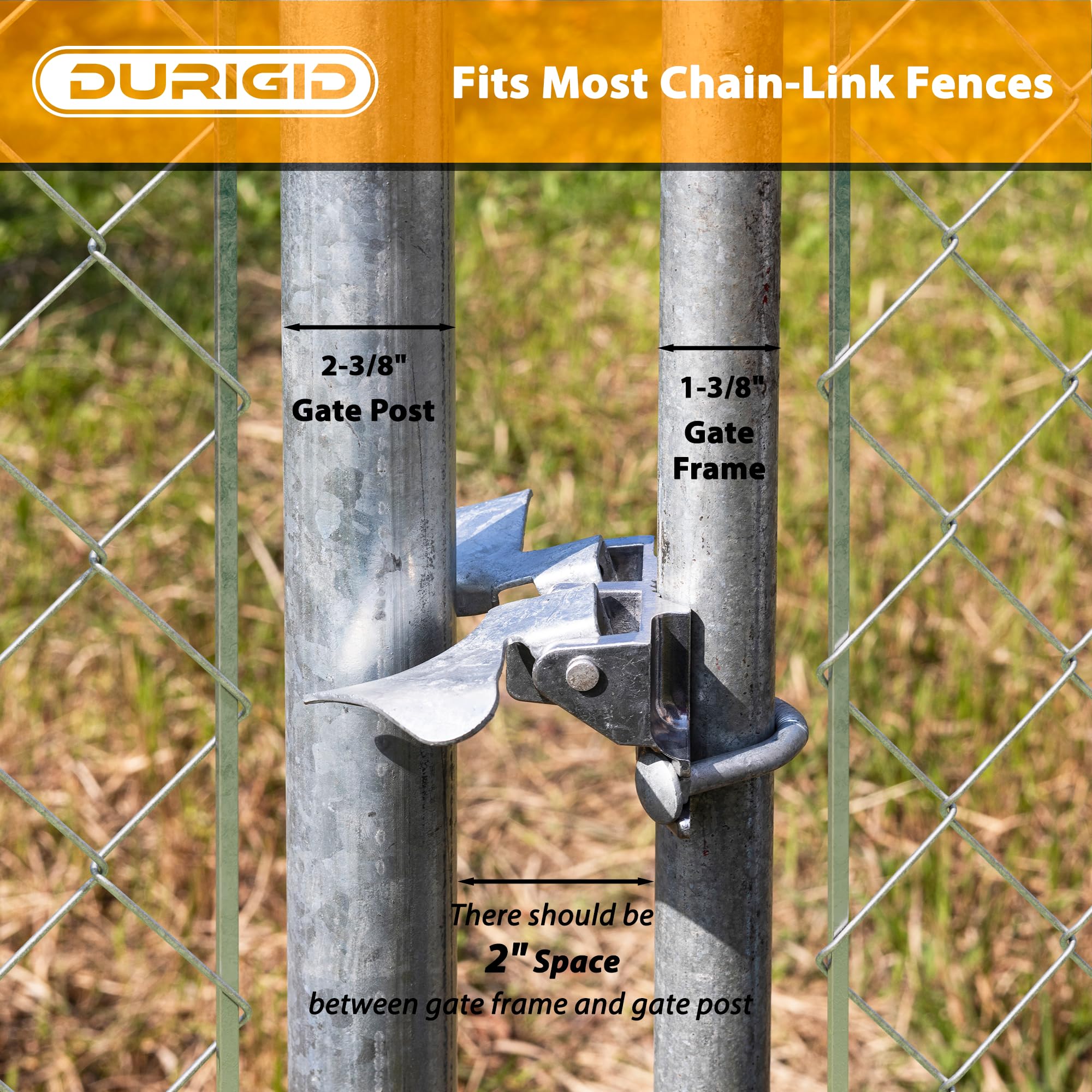 Snapklik.com : 1-3/8" Gate Frames And 2-3/8" Gate Posts Chain Link Gate ...