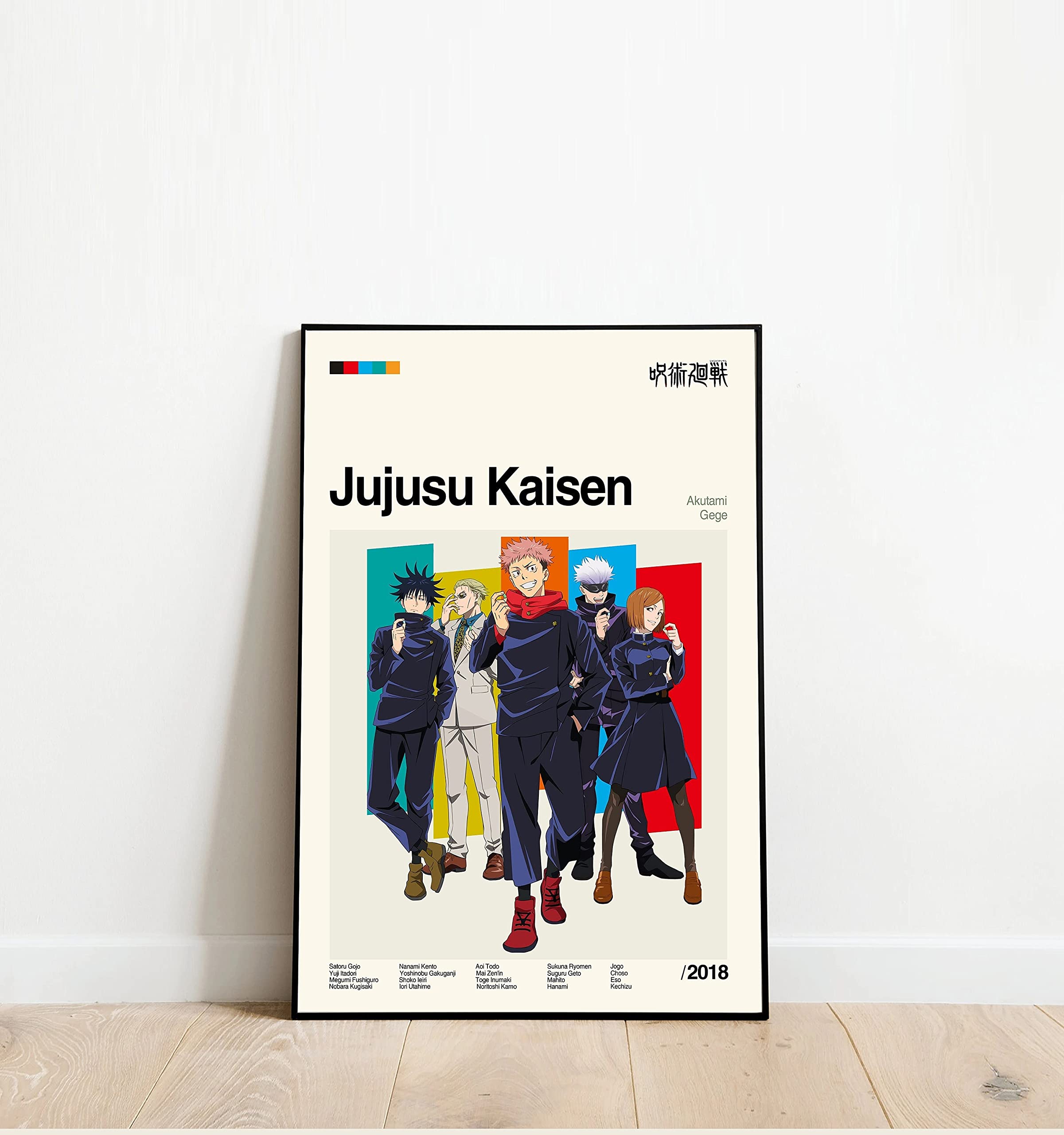 Classic Anime Tin Signs Jujutsu Kaisen Poster Gojo Satoru Poster ...