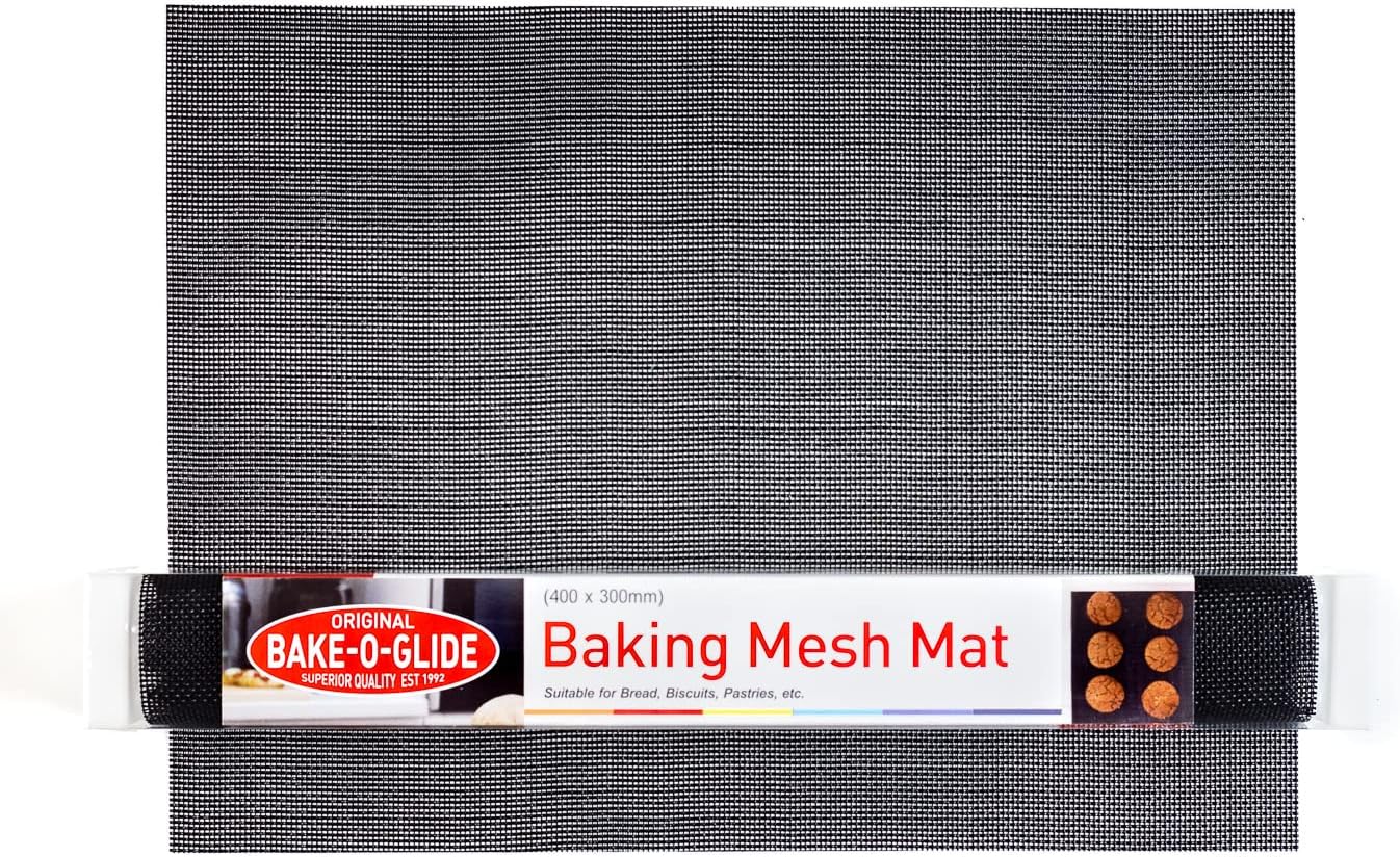 Bake-O-Glide SILBREAD01 Baking Mesh Mat, Woven Glass Fabric Coated in ...