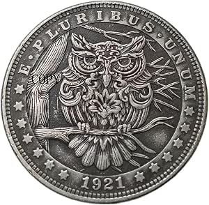 Amazon.com: Copy 1921 U.S Hobo Morgan Coin Barn Owl Owls Bird Talons ...