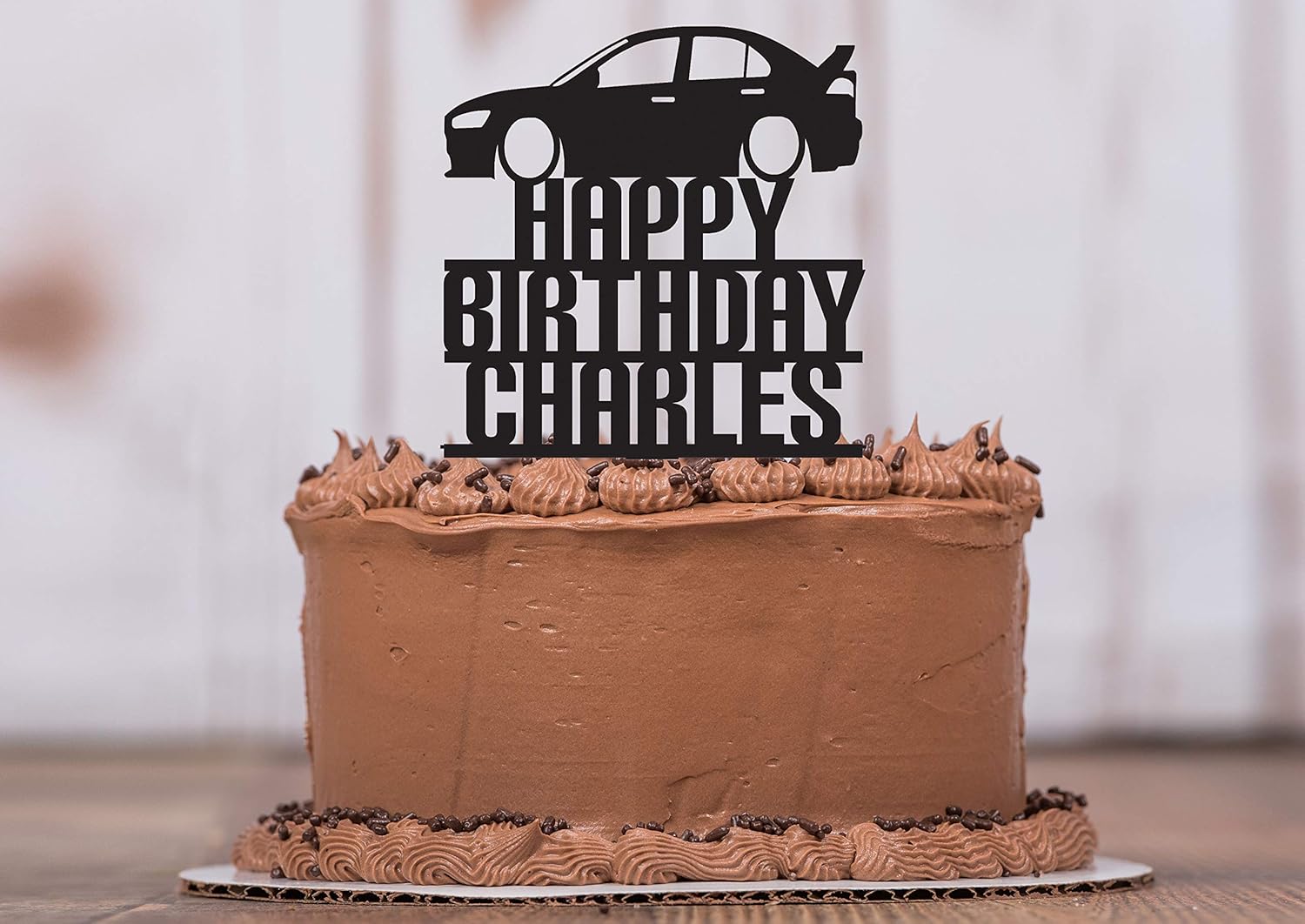 Amazon.com: Hot Rod Car, Cake Topper, Boy Sweet 16, Party Decor, Hot ...