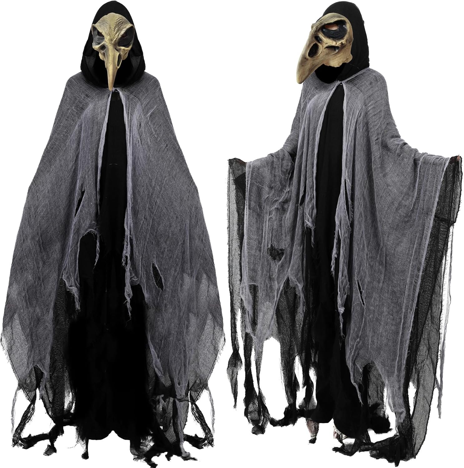 Adultes Bird Skull Mask Cloak, Scary Crow Beak Raven Maroc | Ubuy