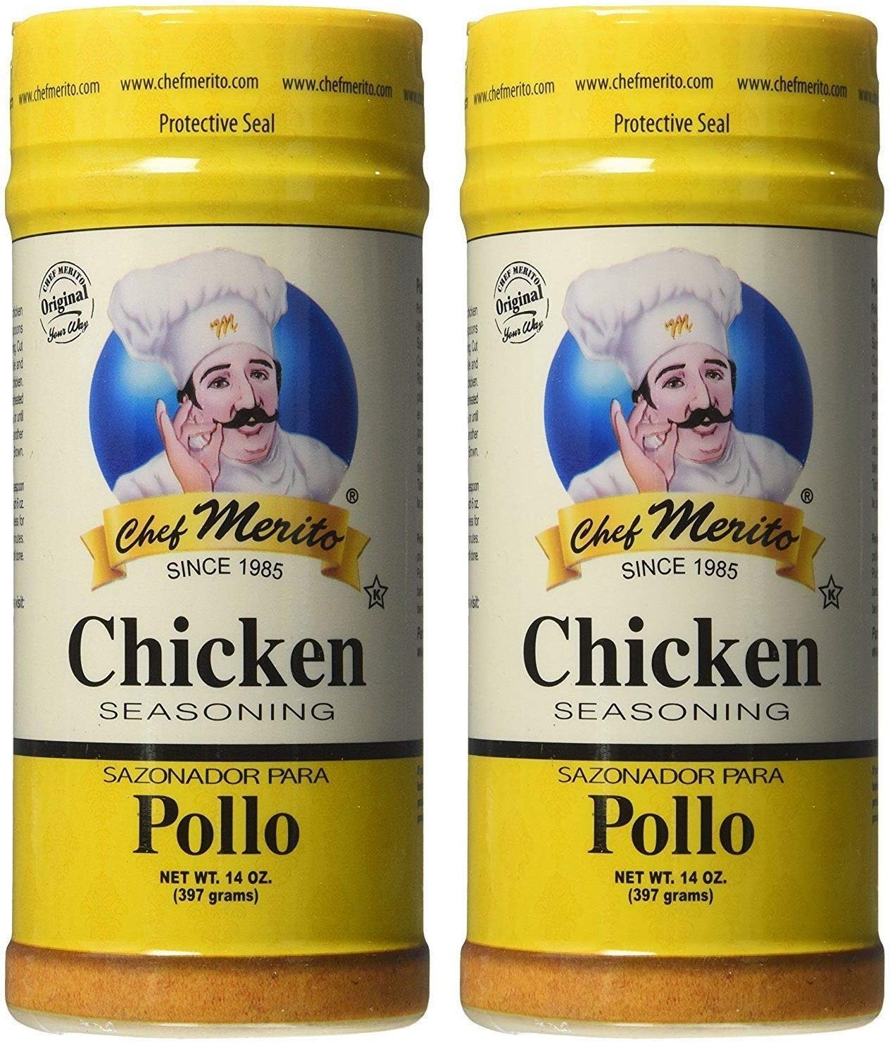 Amazon.com : Chef Merito Carne Asada Meat Seasoning, 14 Ounce : Mexican ...