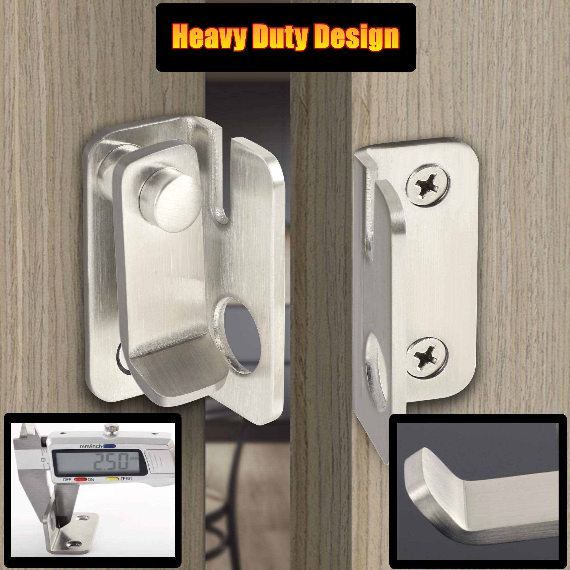 Snapklik.com : Flip Latch,Gate Latches Slide Bolt Latch Safety Door ...