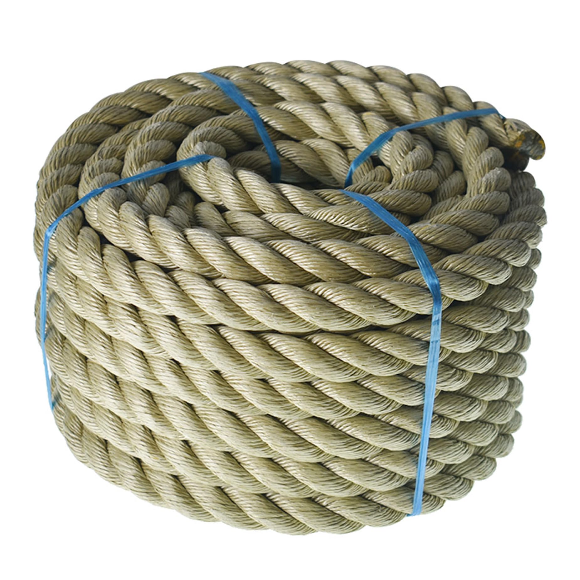 Snapklik.com : Twisted 3 Strand Polypropylene Synthetic Rope ...