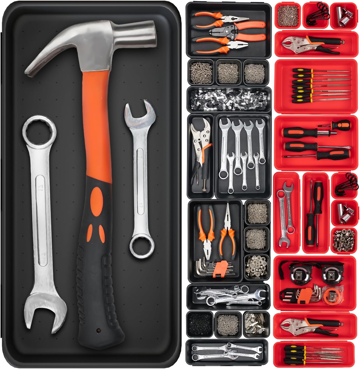 91 Pack Tool Box Organizer Tool Tray Dividers, Toolbox Drawer ...