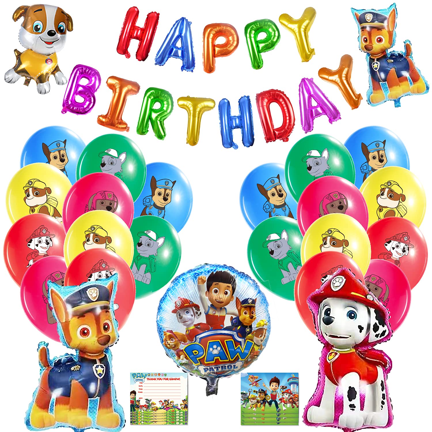 Buy Paw Patrol Balloon Garland Kit Paw Patrol Birthday Decorations for ...