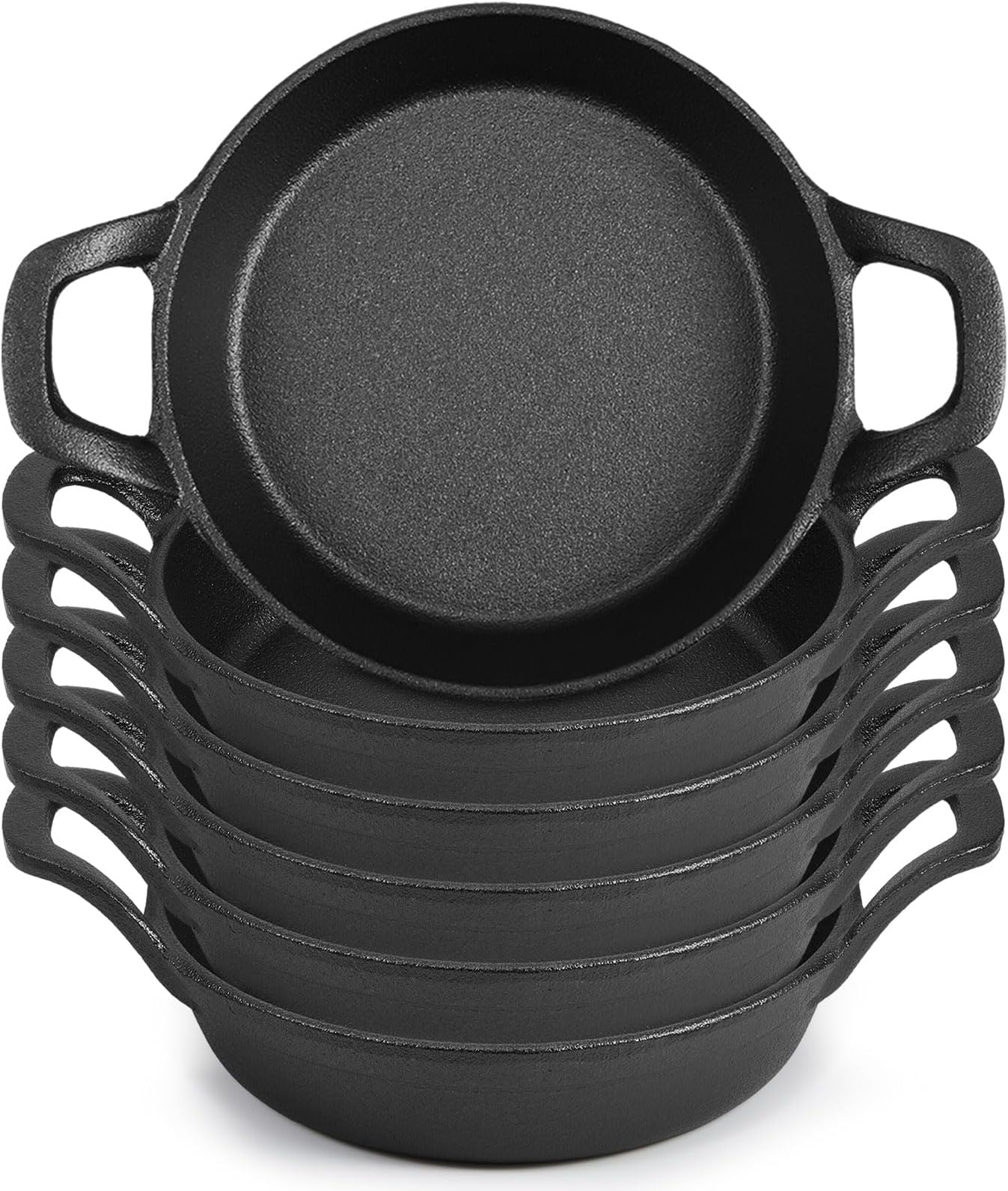 Amazon.com: Ziliny Mini Skillets Cast Iron Pan 6.34 x 6.34 x 1.5 Inch ...