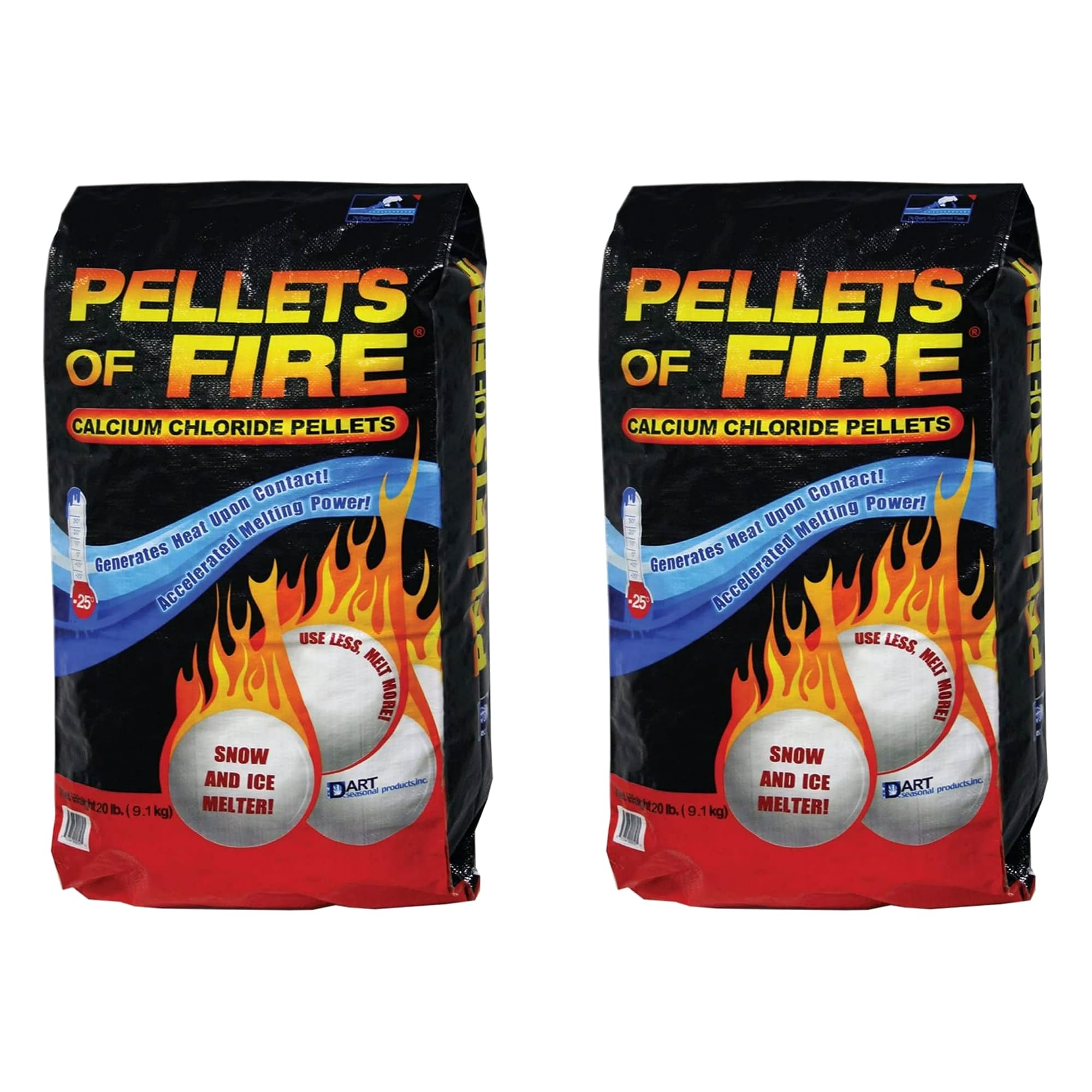 Amazon.com : Snow Joe 2 Pack Pellets of Fire Ice Melter for Driveways ...