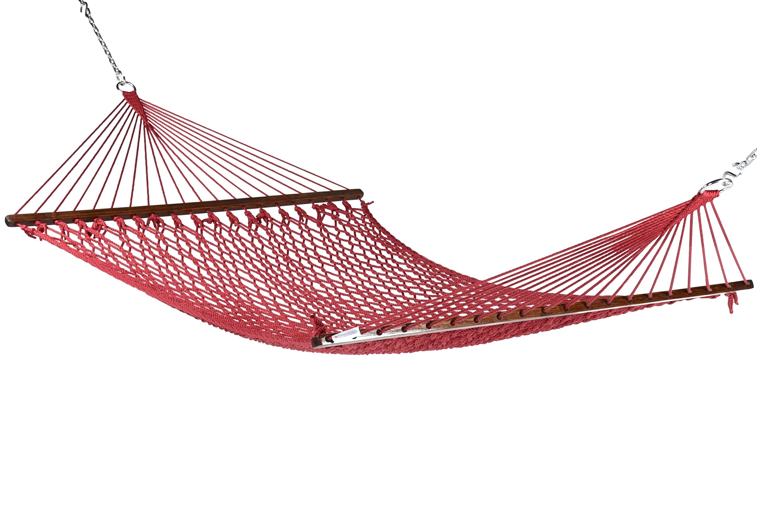 Amazon.com : Caribbean Rope Hammock - 55 Inch - Soft-Spun Polyester ...