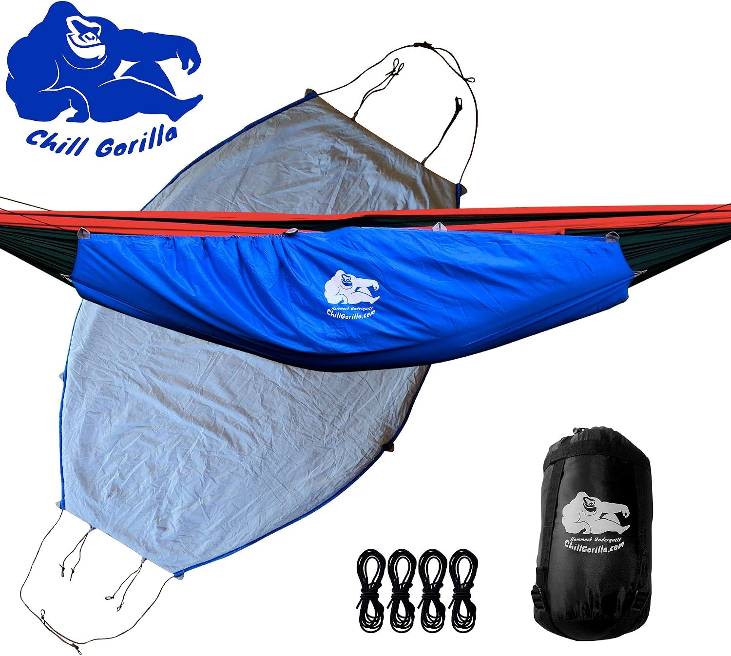 Amazon.com: Chill Gorilla Hammock Underquilt. Lightweight Camping Quilt ...