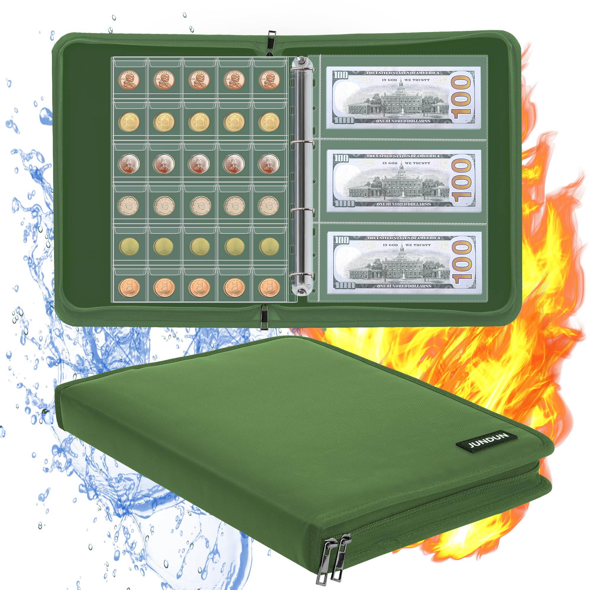 Amazon.com: Coin Collection Book Holder for Collectors, 300 Pockets ...