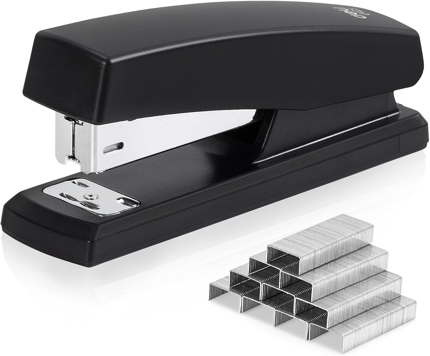 Stapler, Desktop Staplers with 640 Staples, 25 Sheet Capacity, Black ...