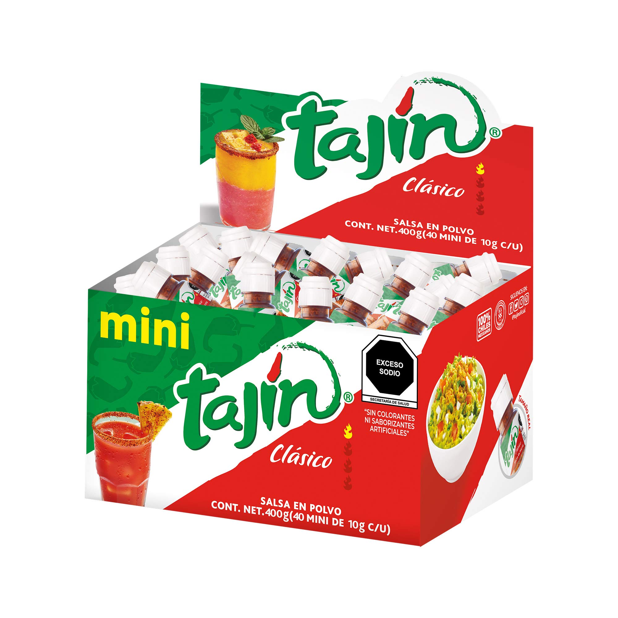 Snapklik.com : Tajin Clasico Chile Lime Seasoning Mini Display 0.35 Oz ...