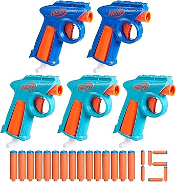 Amazon.com: Nerf N Series Party Pack, Includes 5 N Series Flex Blasters ...