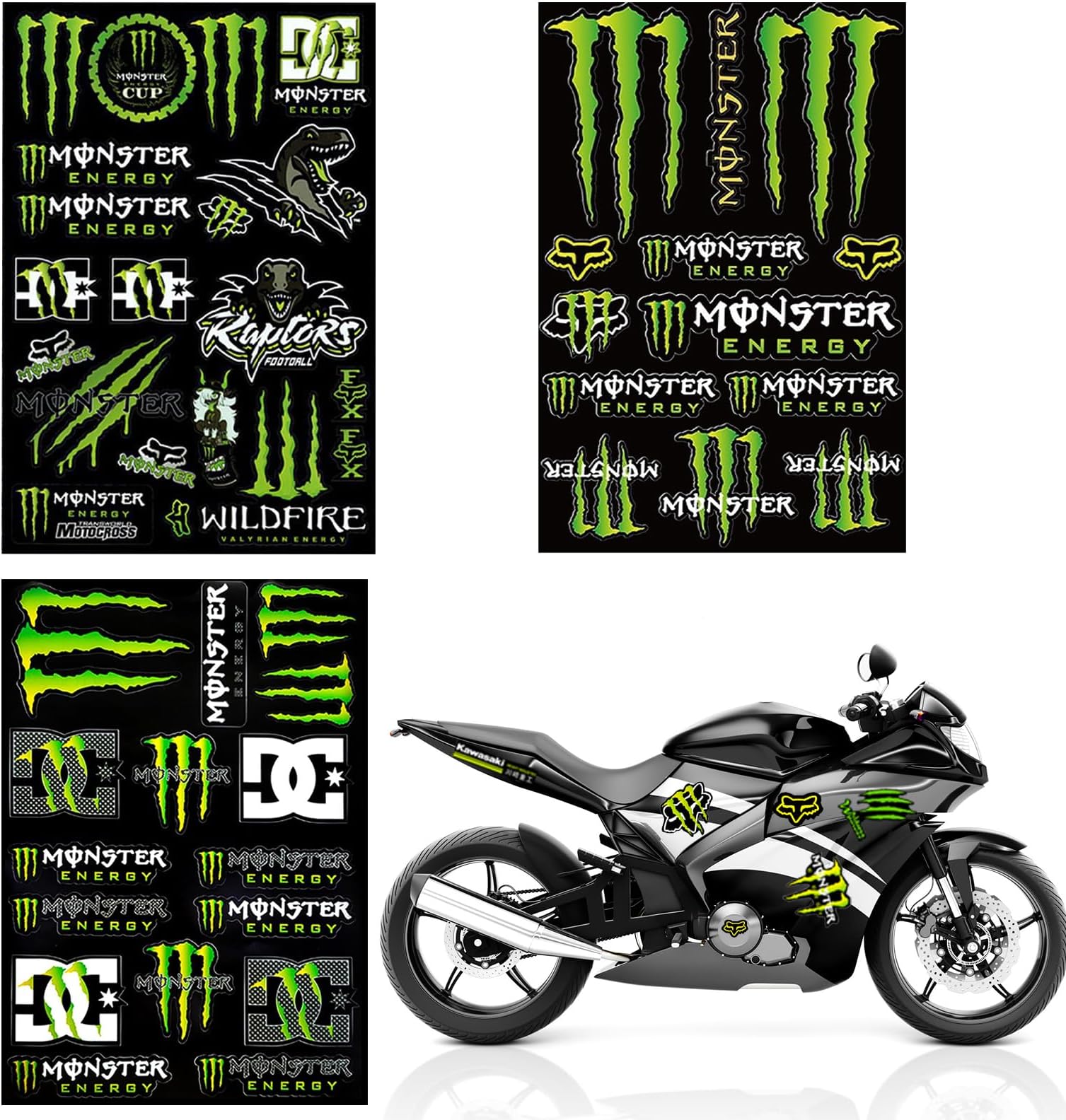 Vinyl Monster Energy Decal Sticker Multi Size Colours car Laptop Phone ...