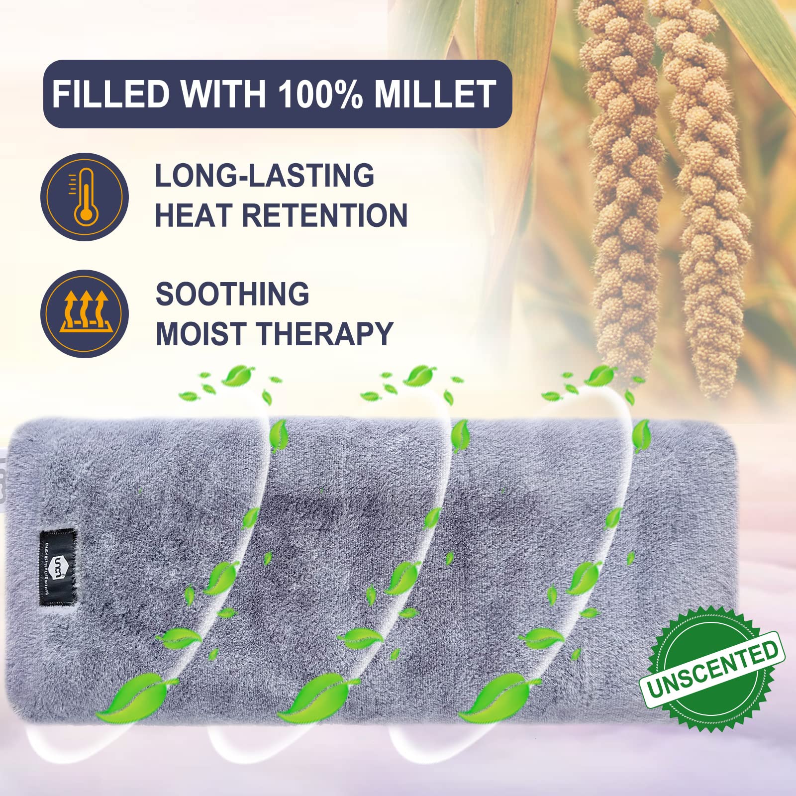 Snapklik.com : UNCN Microwavable Heating Pads